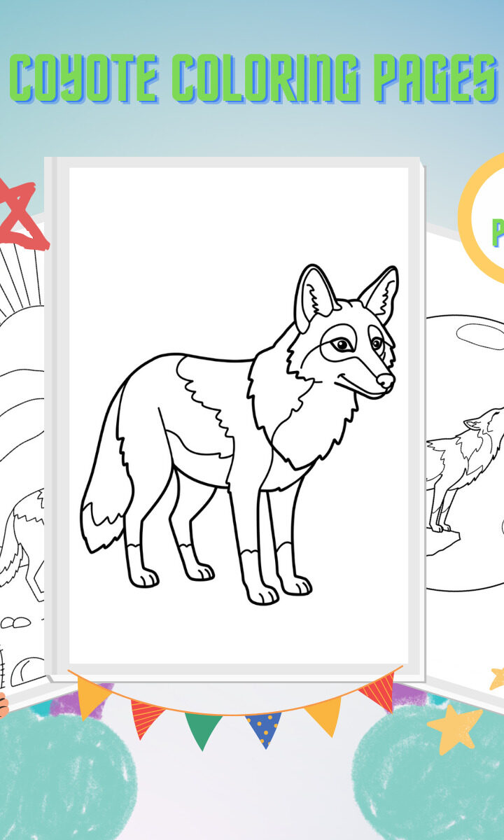 Coyote Coloring Pages For Kids