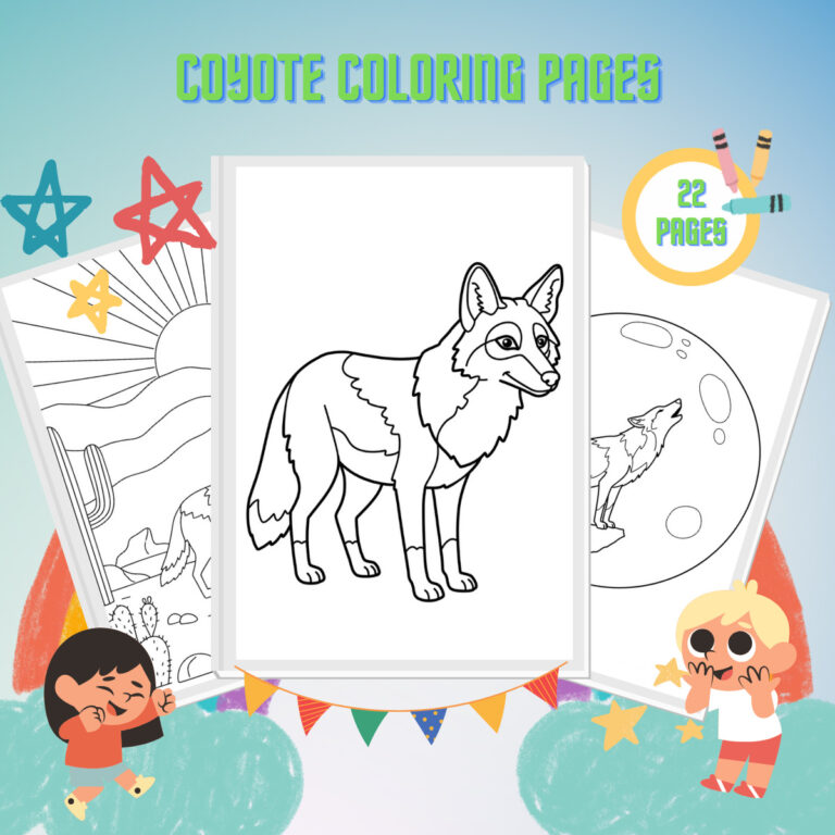 22 Coyote Coloring Pages - Free Printable & Online Fun