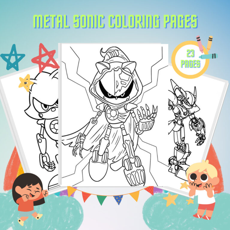 23 Metal Sonic Coloring Pages - Free Printables For Kids