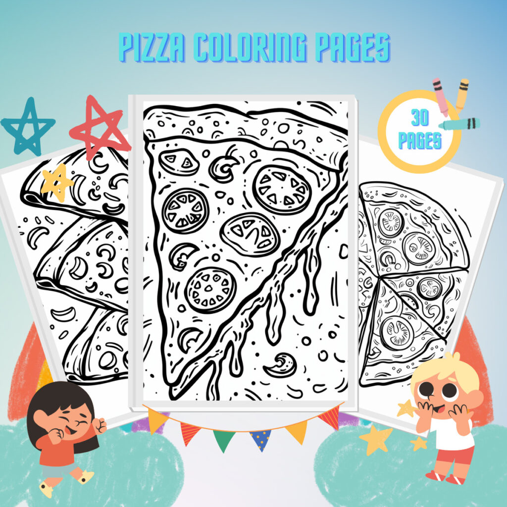 30 Pizza Coloring Pages - Fun & Free Printables For Kids