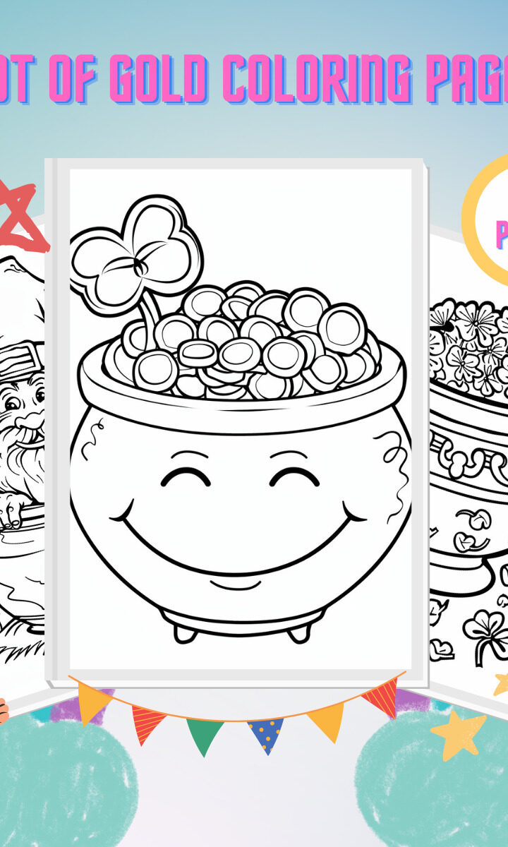 Pot of Gold Coloring Pages