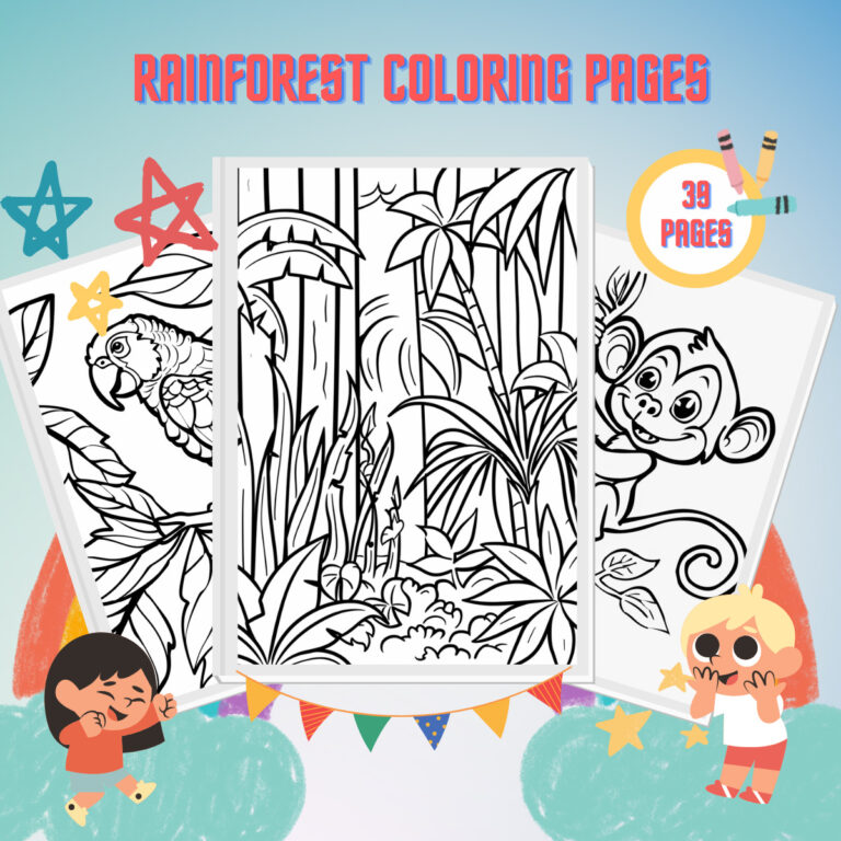 39 Rainforest Coloring Pages - Free & PDF Printable Fun