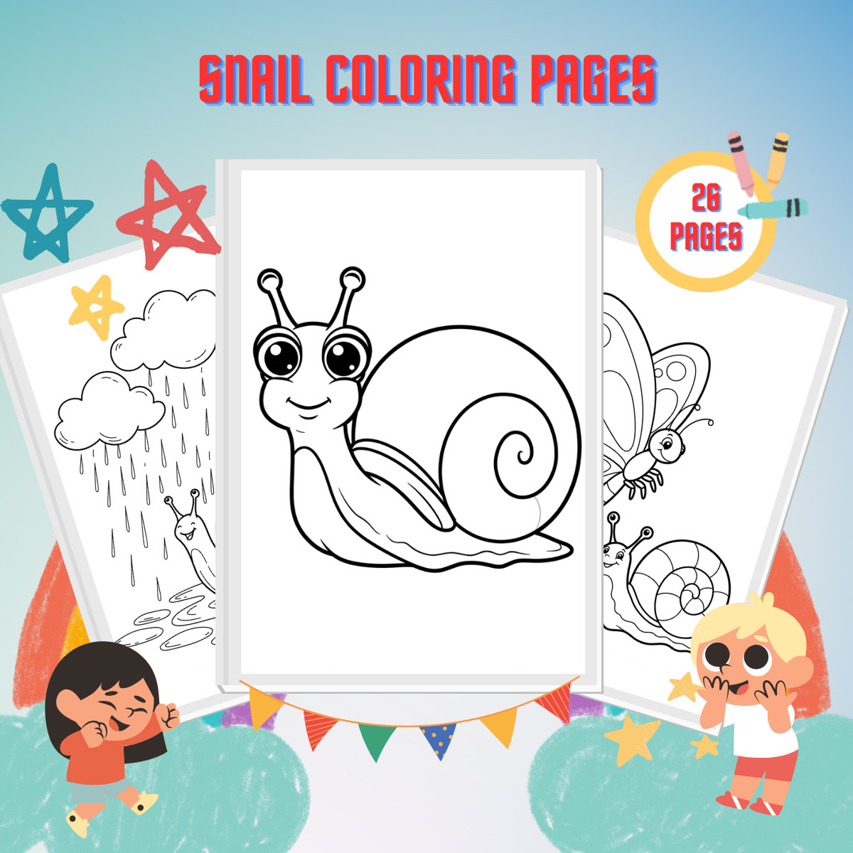 26 Snail Coloring Pages - Free PDF Printables For Kids
