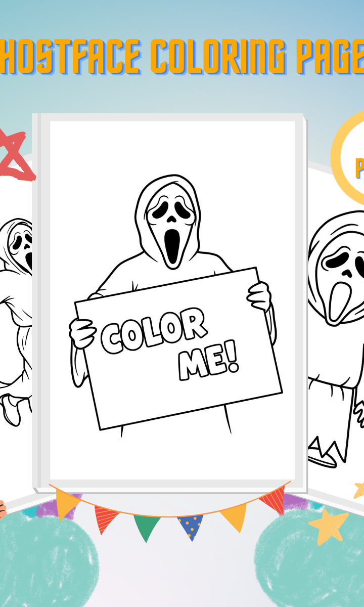 Ghostface Coloring Pages