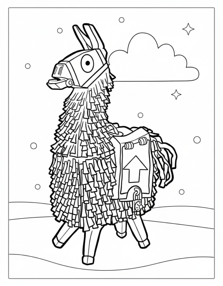 29 Fortnite Coloring Pages - Free Printables For Kids