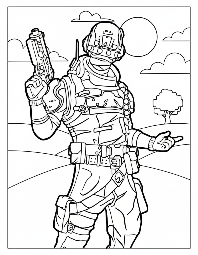 29 Fortnite Coloring Pages - Free Printables For Kids