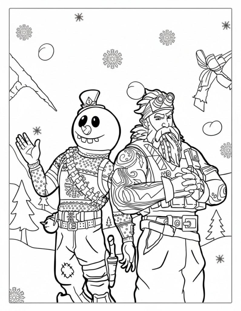 29 Fortnite Coloring Pages - Free Printables For Kids