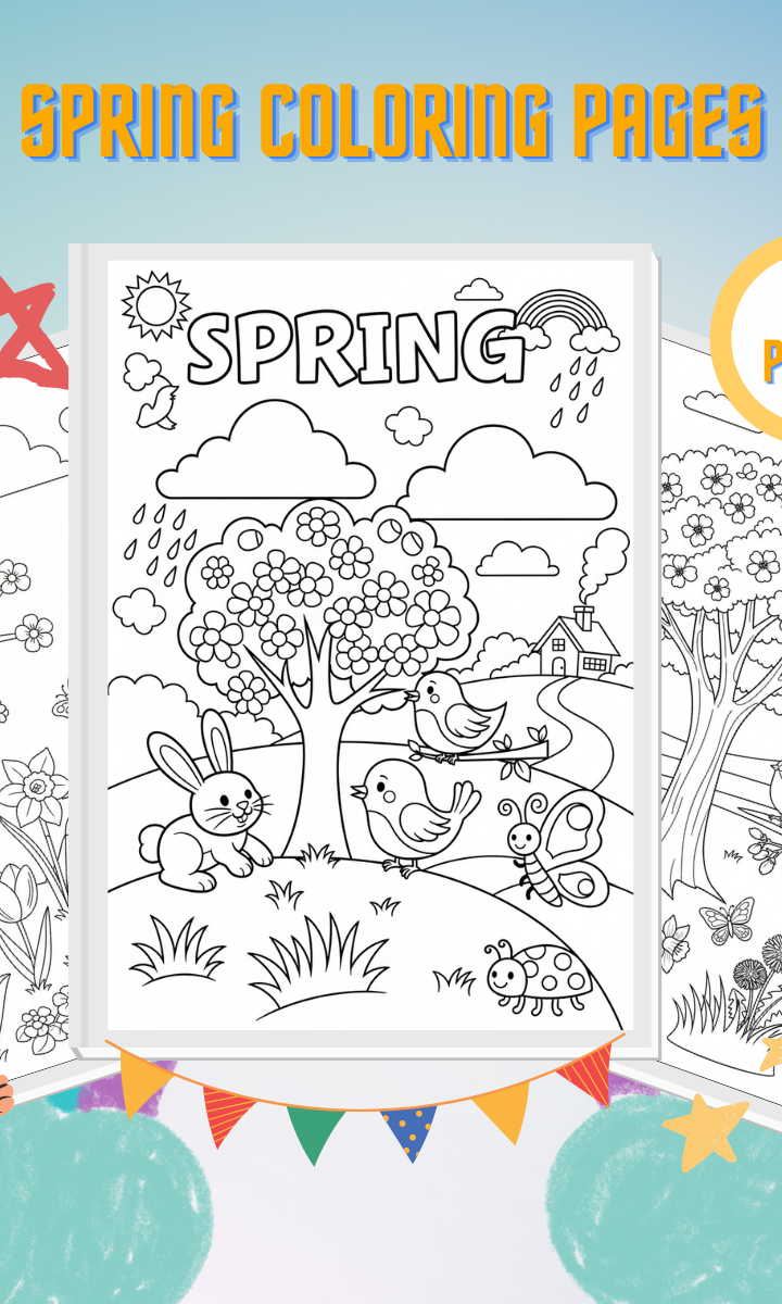 Primavera Para Colorear