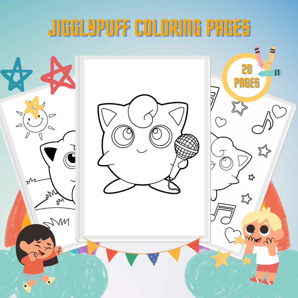 20 Jigglypuff Coloring Pages - Free Printables For Kids