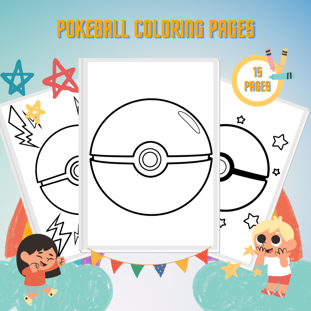 15 Pokeball Coloring Pages - Free Printables For Kids