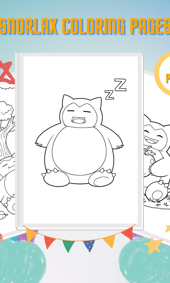 Snorlax Coloring Pages
