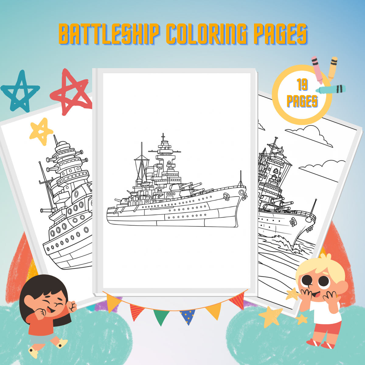 18 Battleship Coloring Pages | Free Printables For Kids