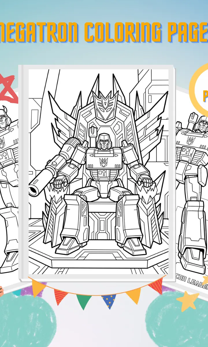 Megatron para colorear