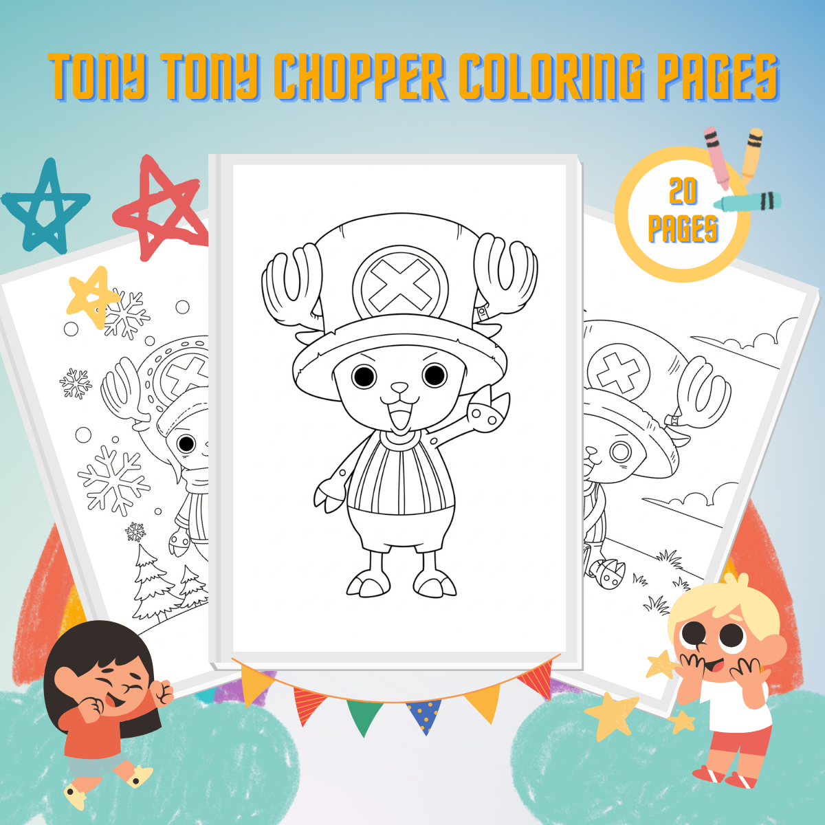 20 Tony Tony Chopper Coloring Pages | SSColoring.com